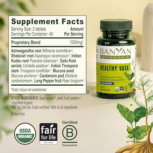 90 tablets of ashwagandha for daily use