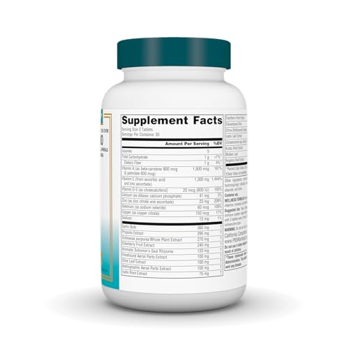 90 tablets of blended vitamin & mineral supplements