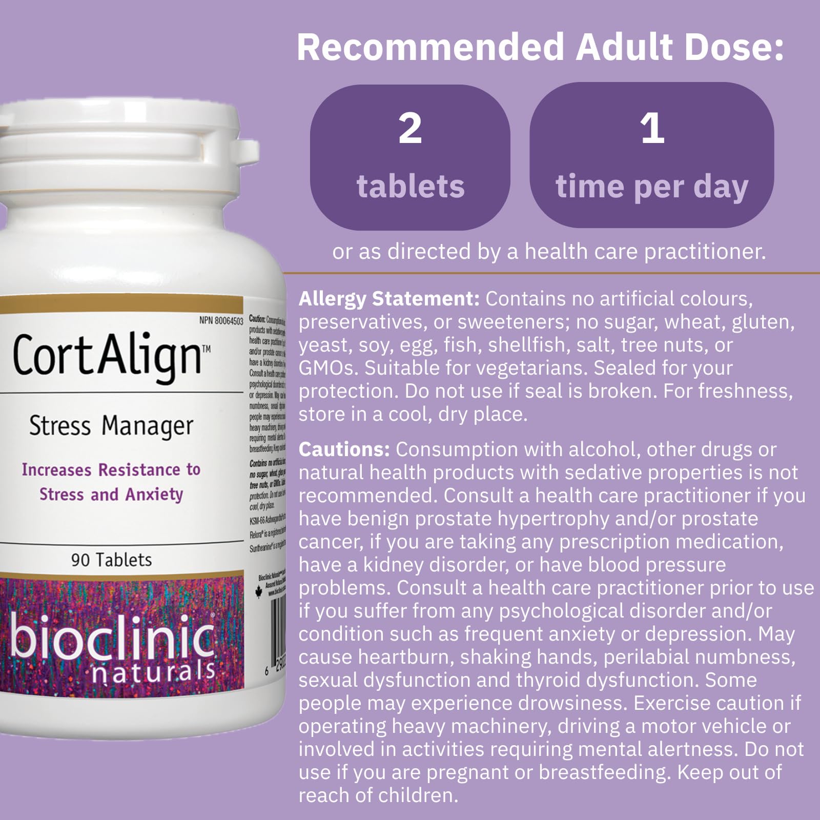 90 tablets of CortAlign benefits