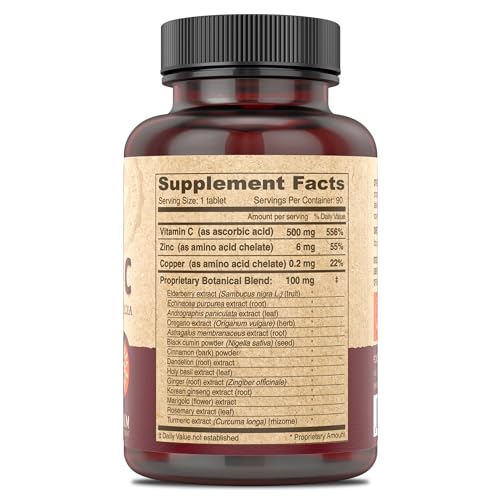 90 tablets of elderberry goodness