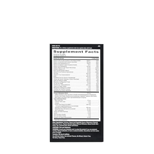 90 tablets of GNC multivitamins