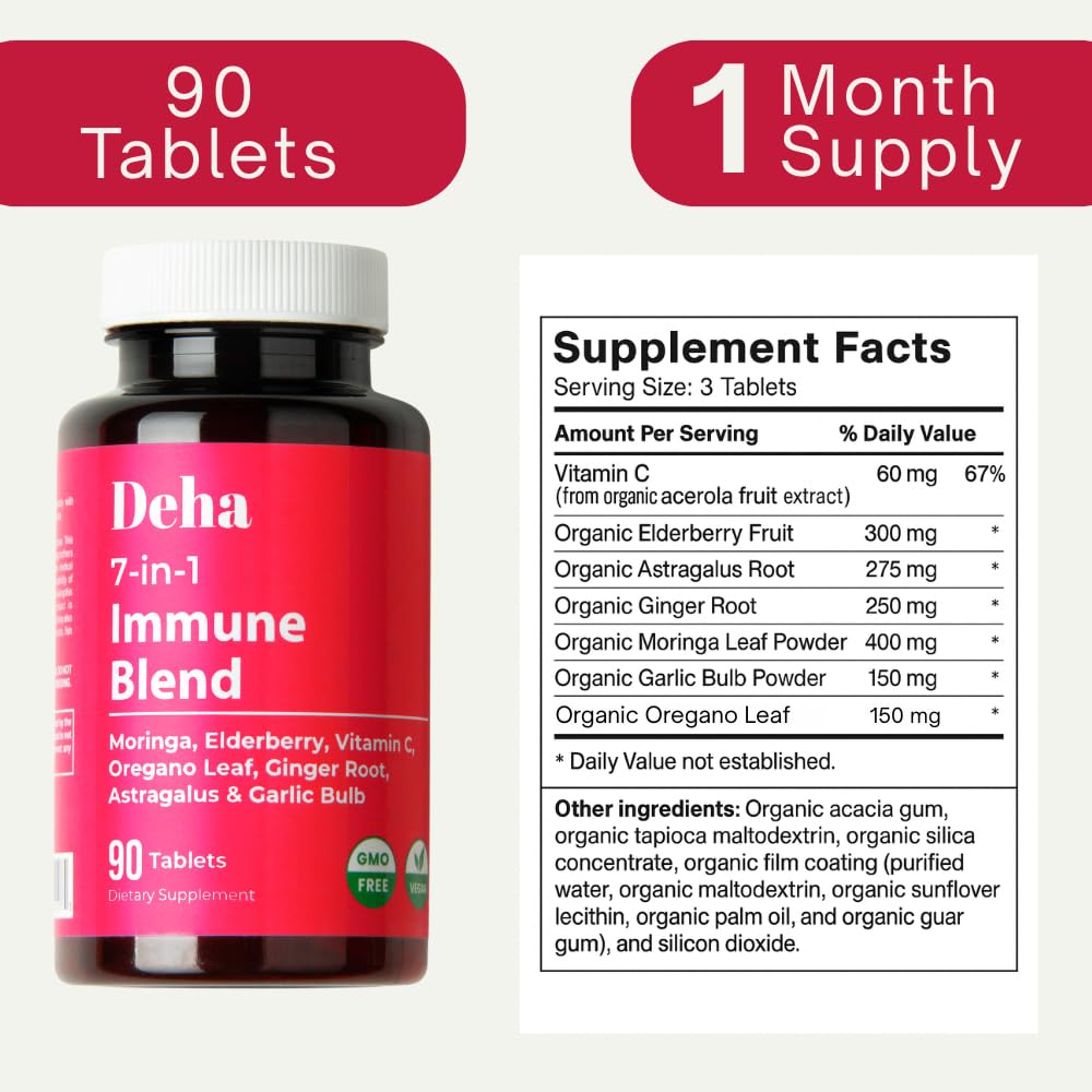90 tablets of immune support