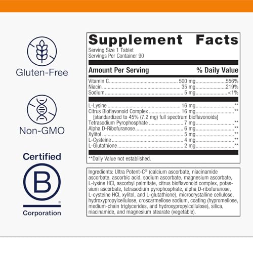 90 tablets of Metagenics vitamin c