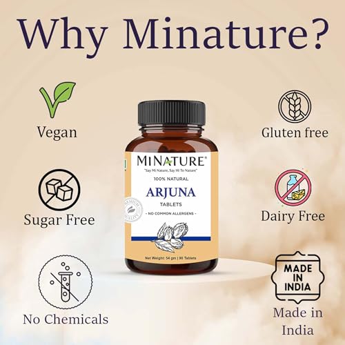 90 tablets of natural arjuna
