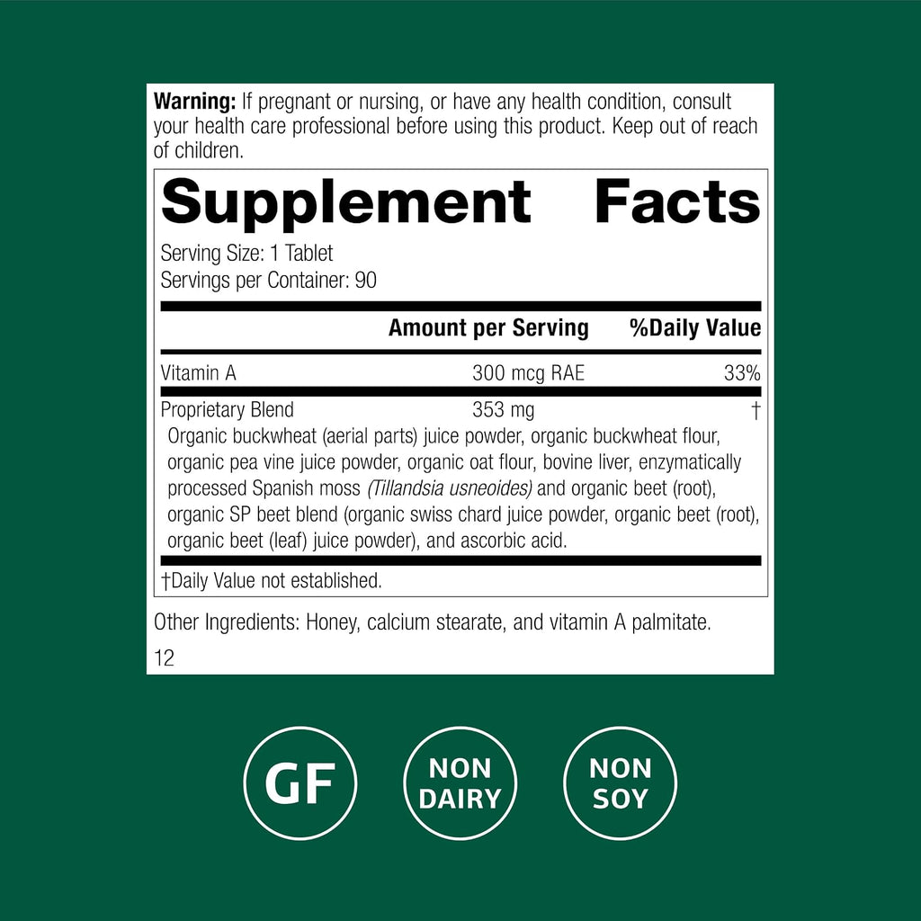 90 tablets of vitamin A for health