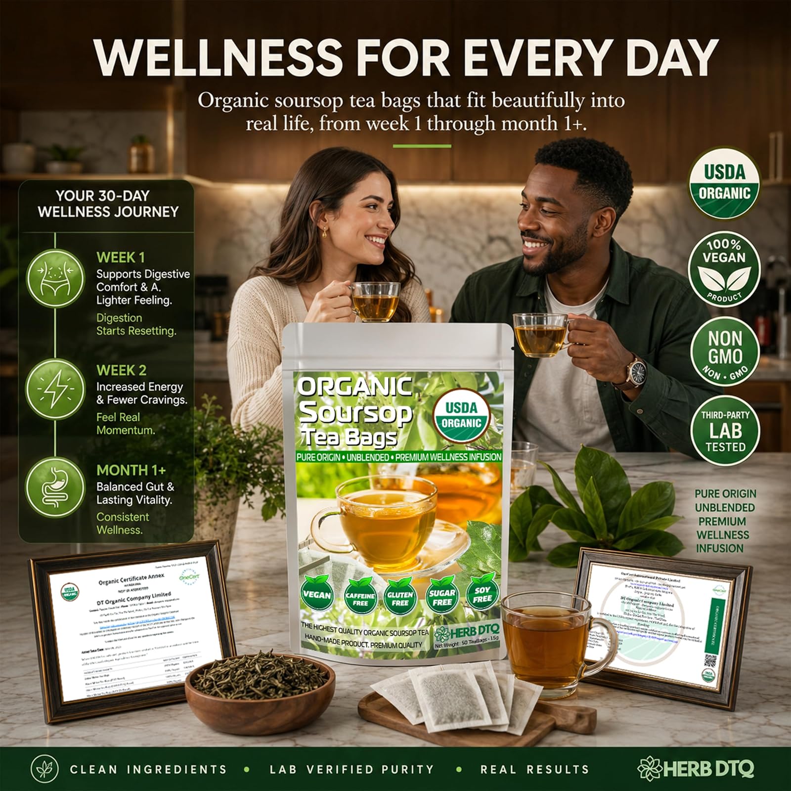90 tea bags of herbal goodness