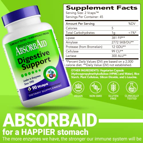 90 vcaps for digestive wellness