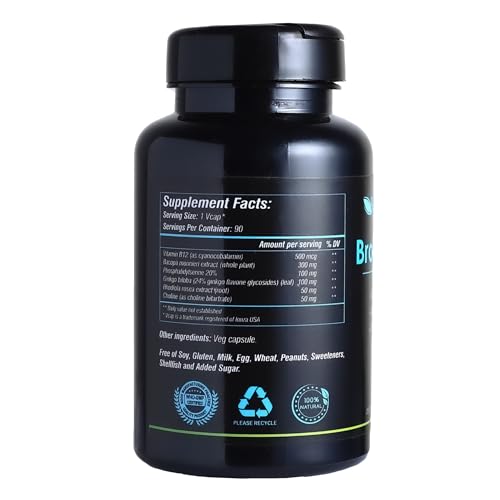 90 veg capsules for brain health