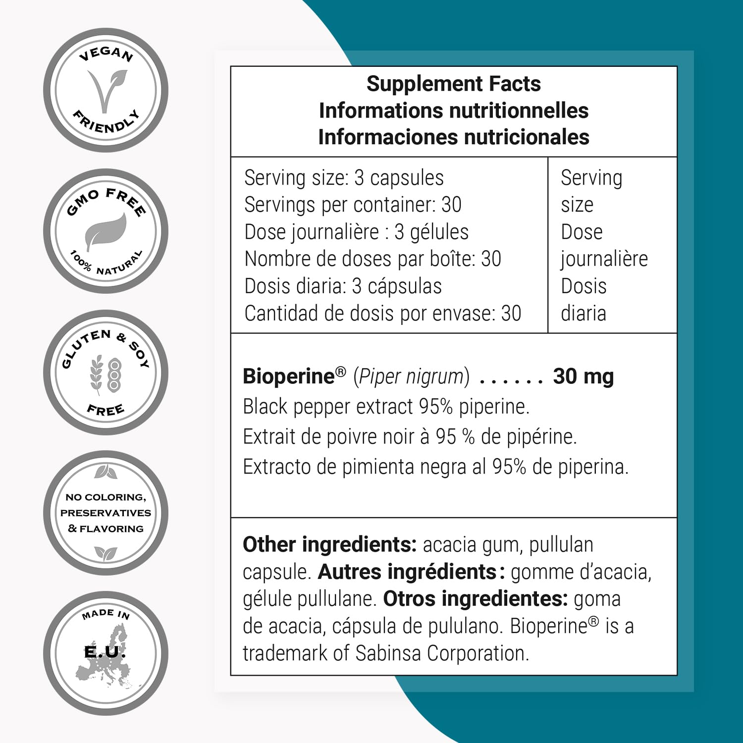 90 veg capsules for daily support