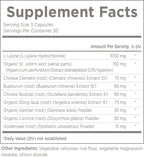 90 veg capsules for natural wellbeing