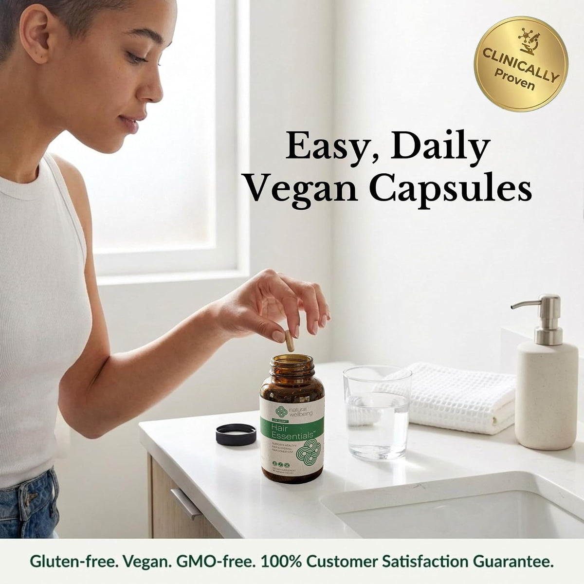 90 vegan capsules for hair vitality