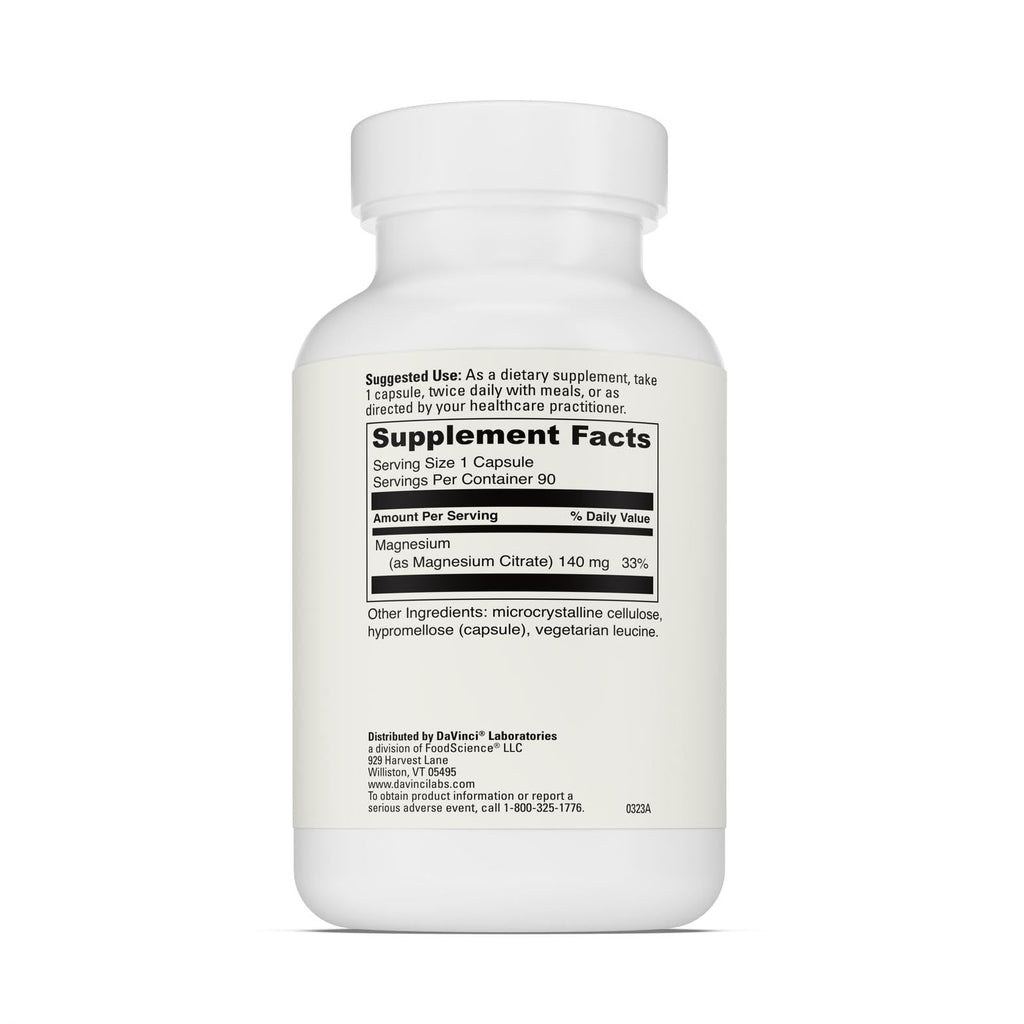90 vegetable capsules of magnesium