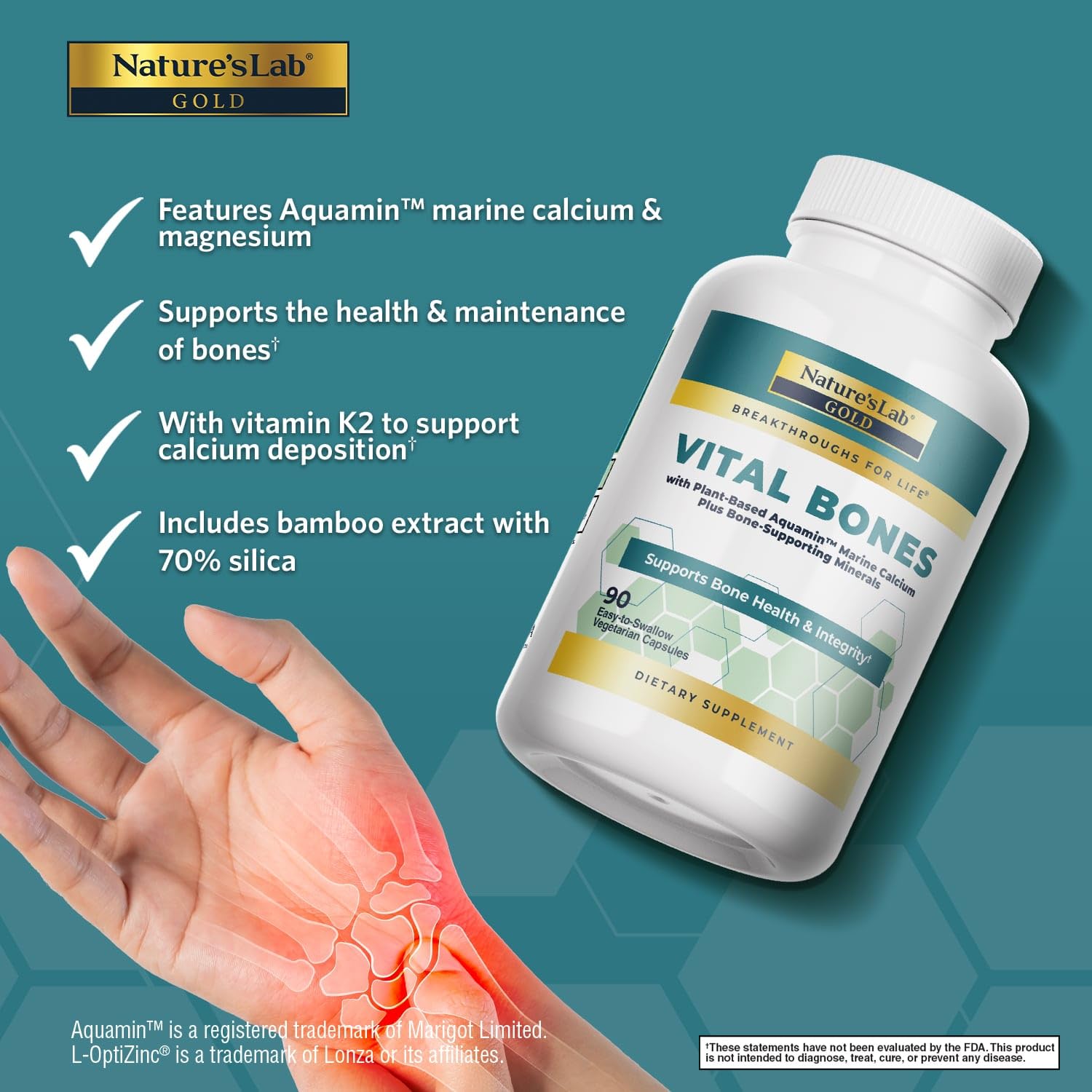 90 vegetarian capsules for daily use