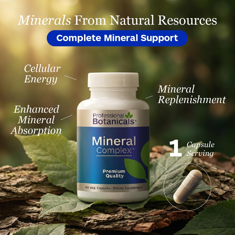 90 vegetarian capsules for mineral support