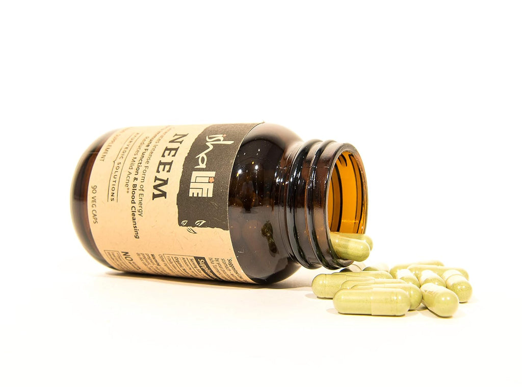 90 vegetarian capsules of Neem extract