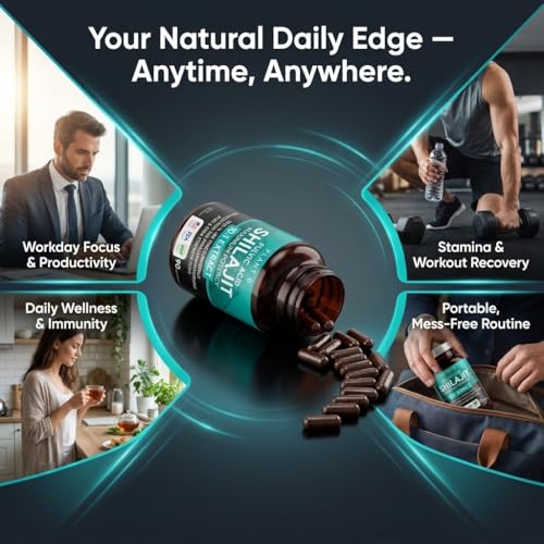 90 veggie capsules of natural shilajit