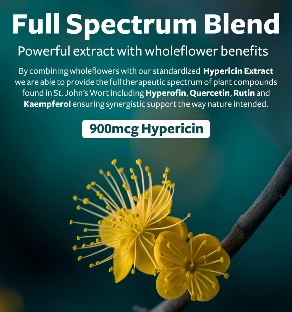 900 mcg St. John's Wort capsules