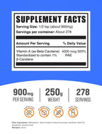 900 mg Beta Carotene for healthy vision