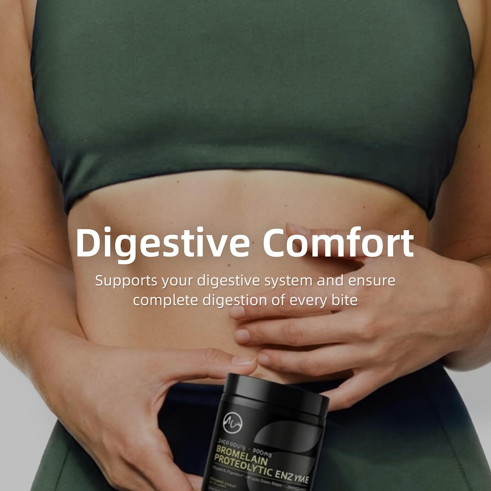 900 mg bromelain for healthy gut