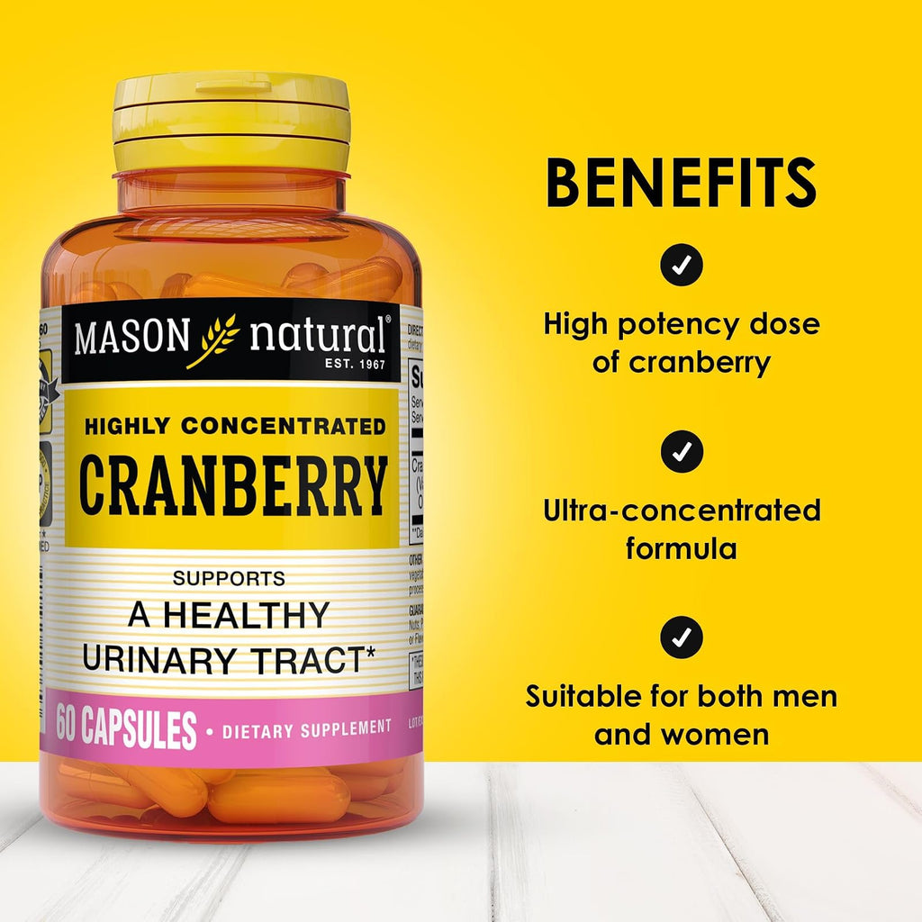 900 mg Cranberry capsules for wellness