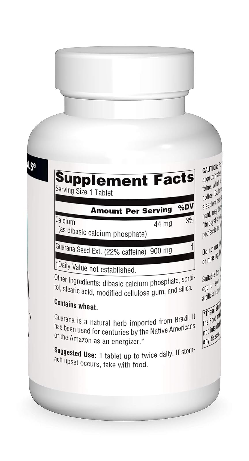 900 mg Guarana for enhanced athletic performance