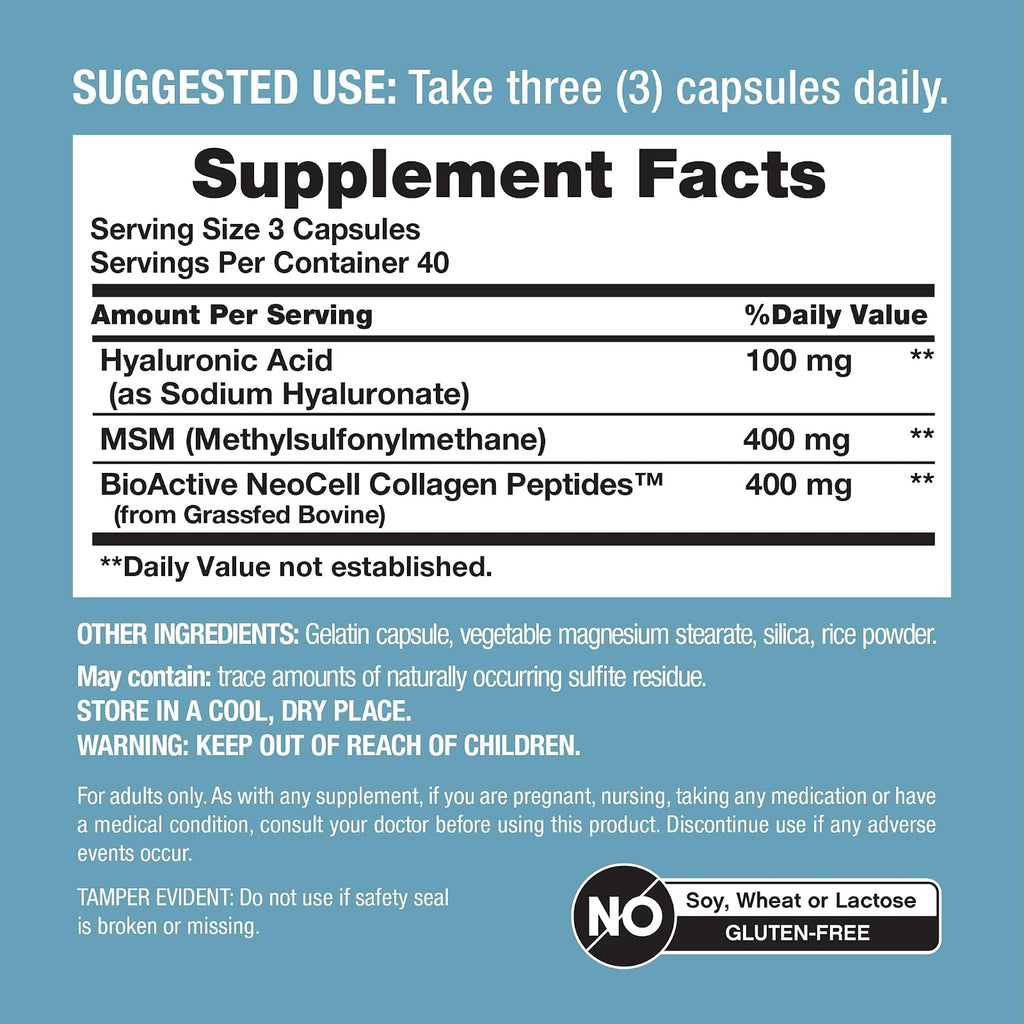 900 mg hyaluronic acid complex