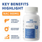 900 mg NAC capsules for detox