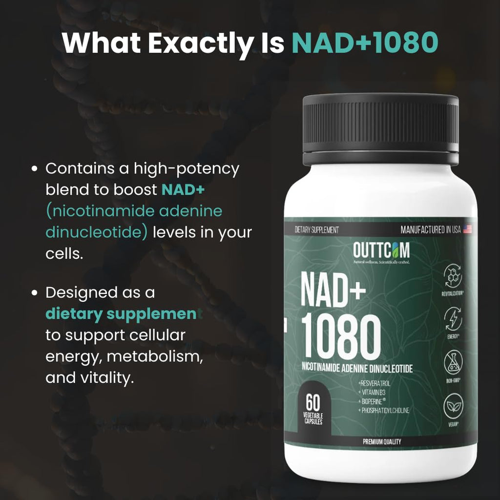 900 mg NAD+ capsules for vitality