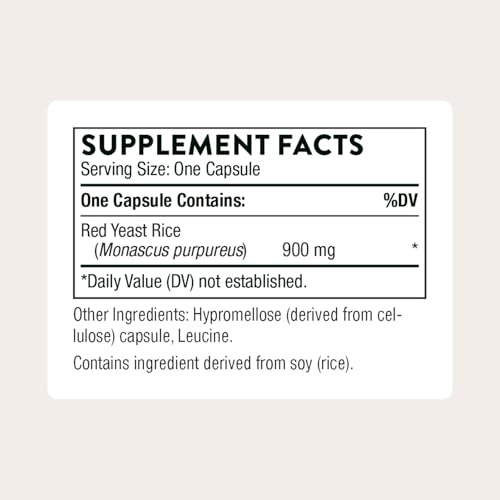 900 mg red yeast rice supplement