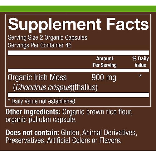 900 mg Sea Moss multivitamins for wellness