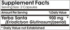 900 mg Yerba Santa vitamin a supplement