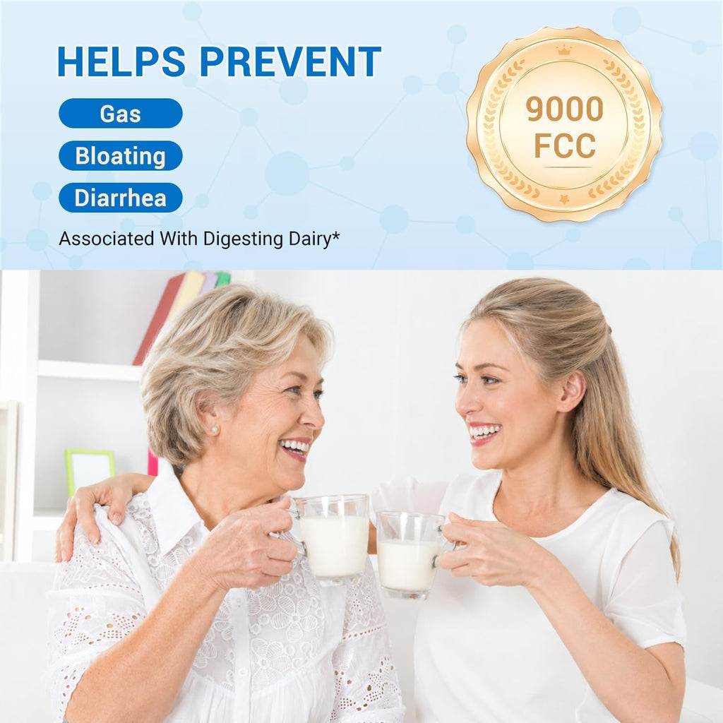9000 FCC lactase enzyme tablets