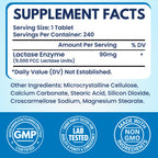 9000 FCC units lactase supplement