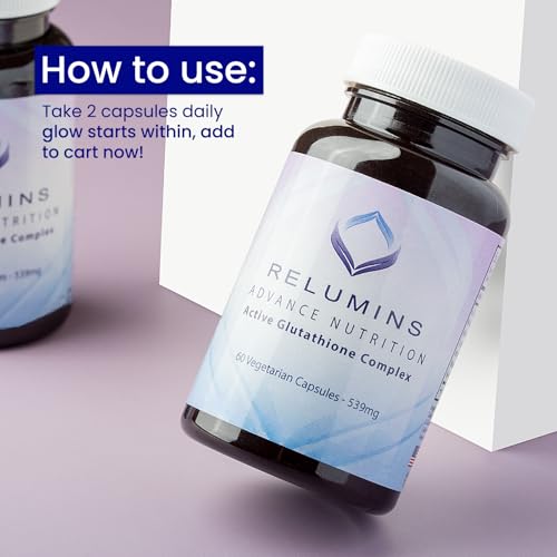 900mg active glutathione for skin radiance