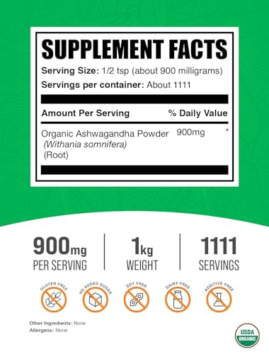 900mg ashwagandha per serving benefits