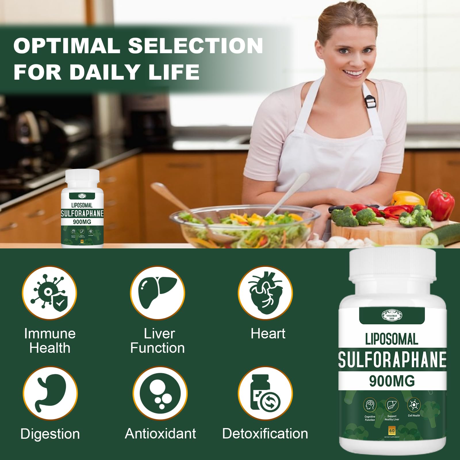 900MG capsules for daily health support