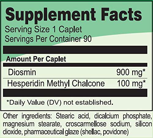 900mg Diosmin for improved vein function
