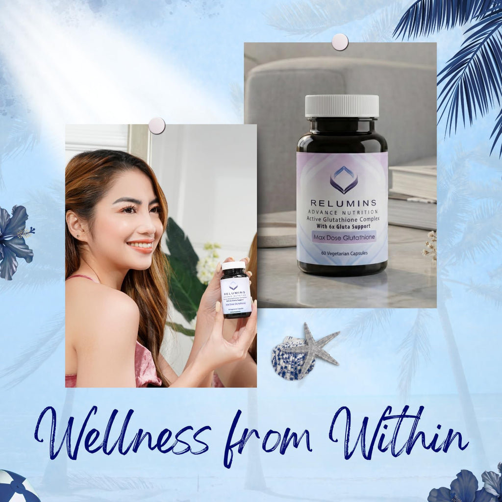 900mg glutathione complex for radiant skin
