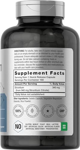 940 mg strontium citrate benefits