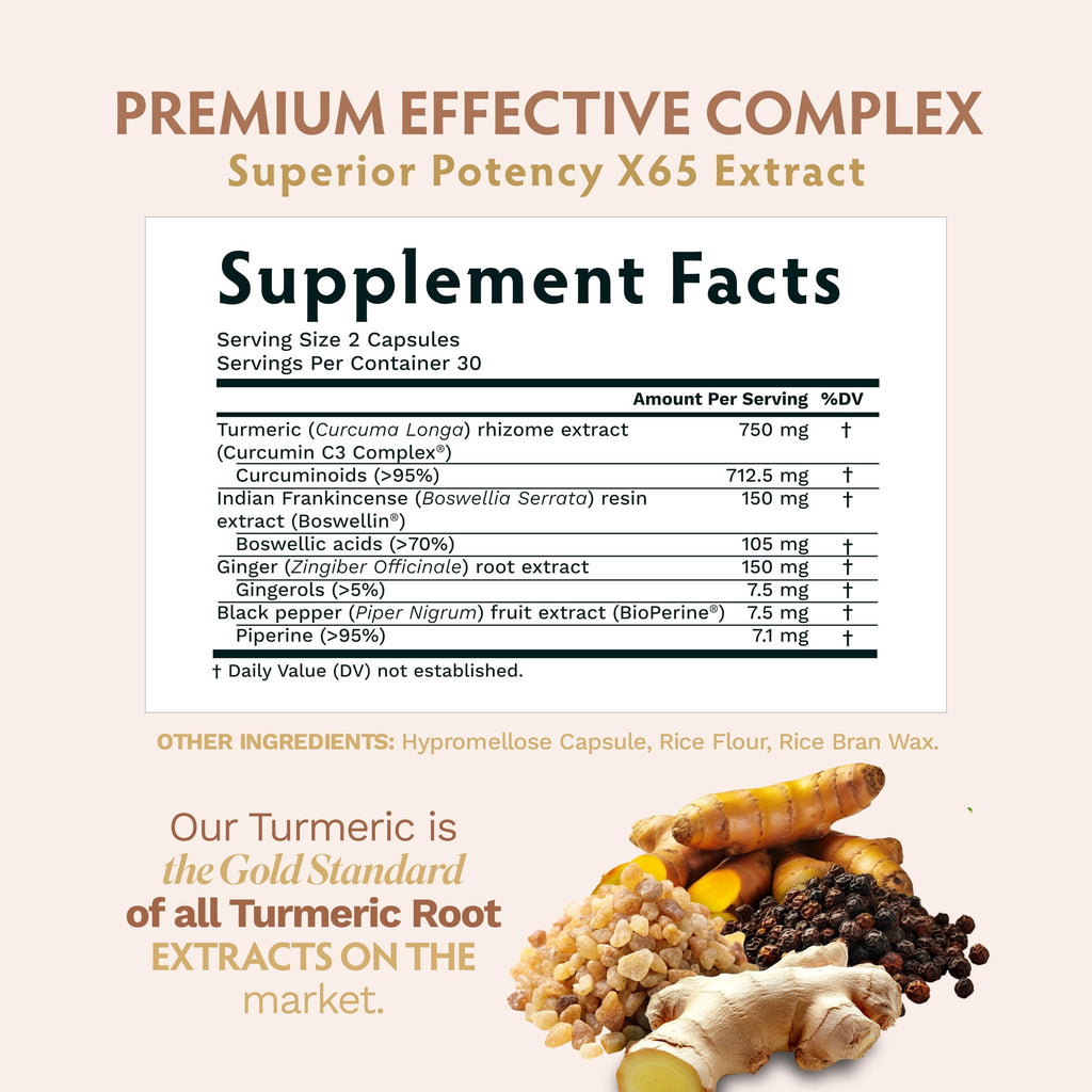 95% curcuminoids for health benefits