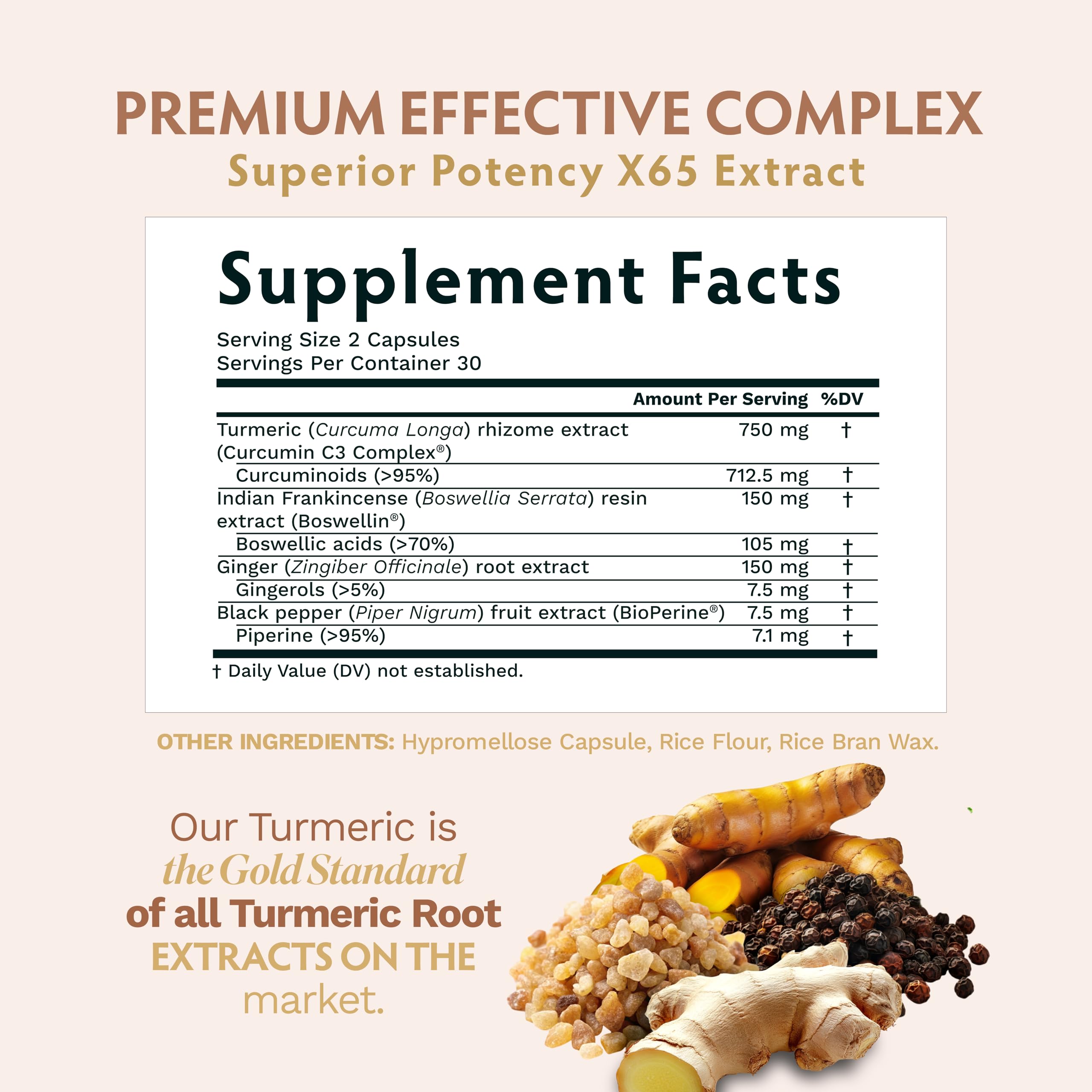 95% curcuminoids for health benefits