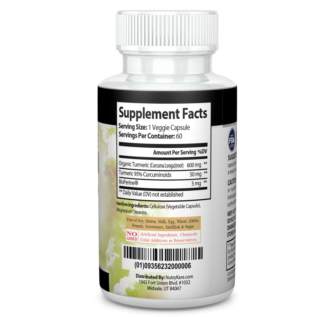 95% curcuminoids for joint health