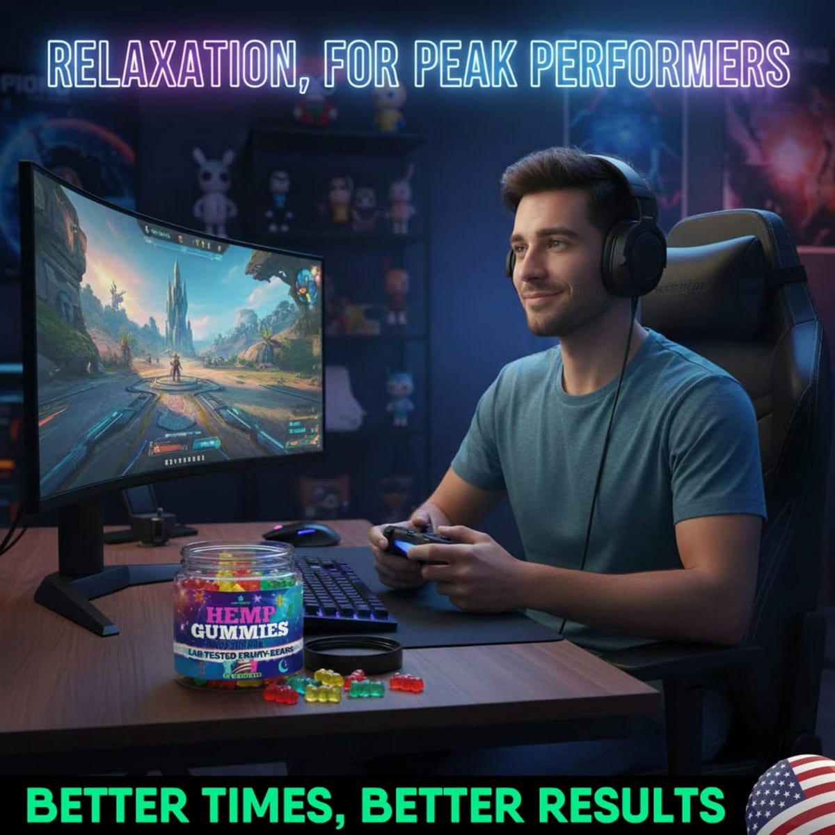 95 gummy bears for improved sleep