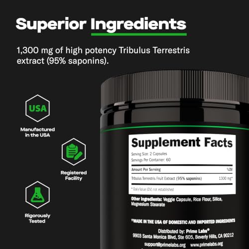 95% saponins tribulus health benefits
