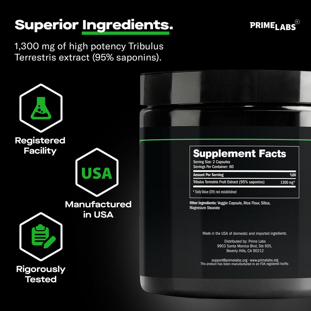 95% saponins tribulus supplement benefits