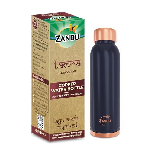 950 ml blue copper water bottle