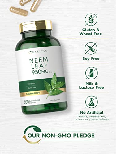 950mg neem capsules for vitality