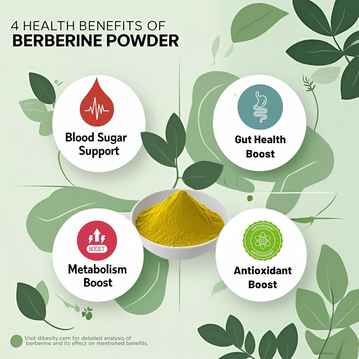 97% pure berberine for health