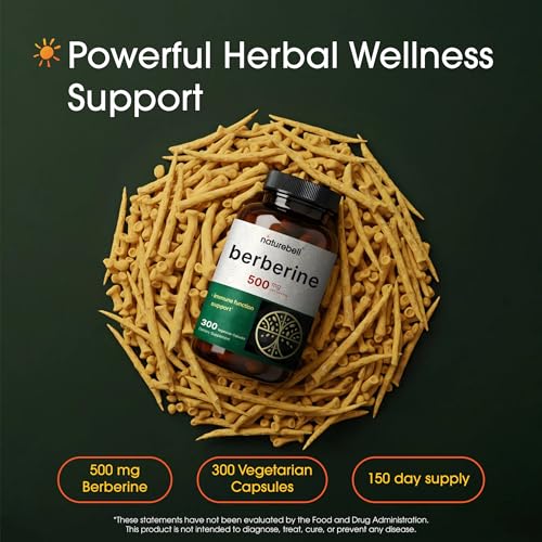 97% pure Berberine HCl supplement