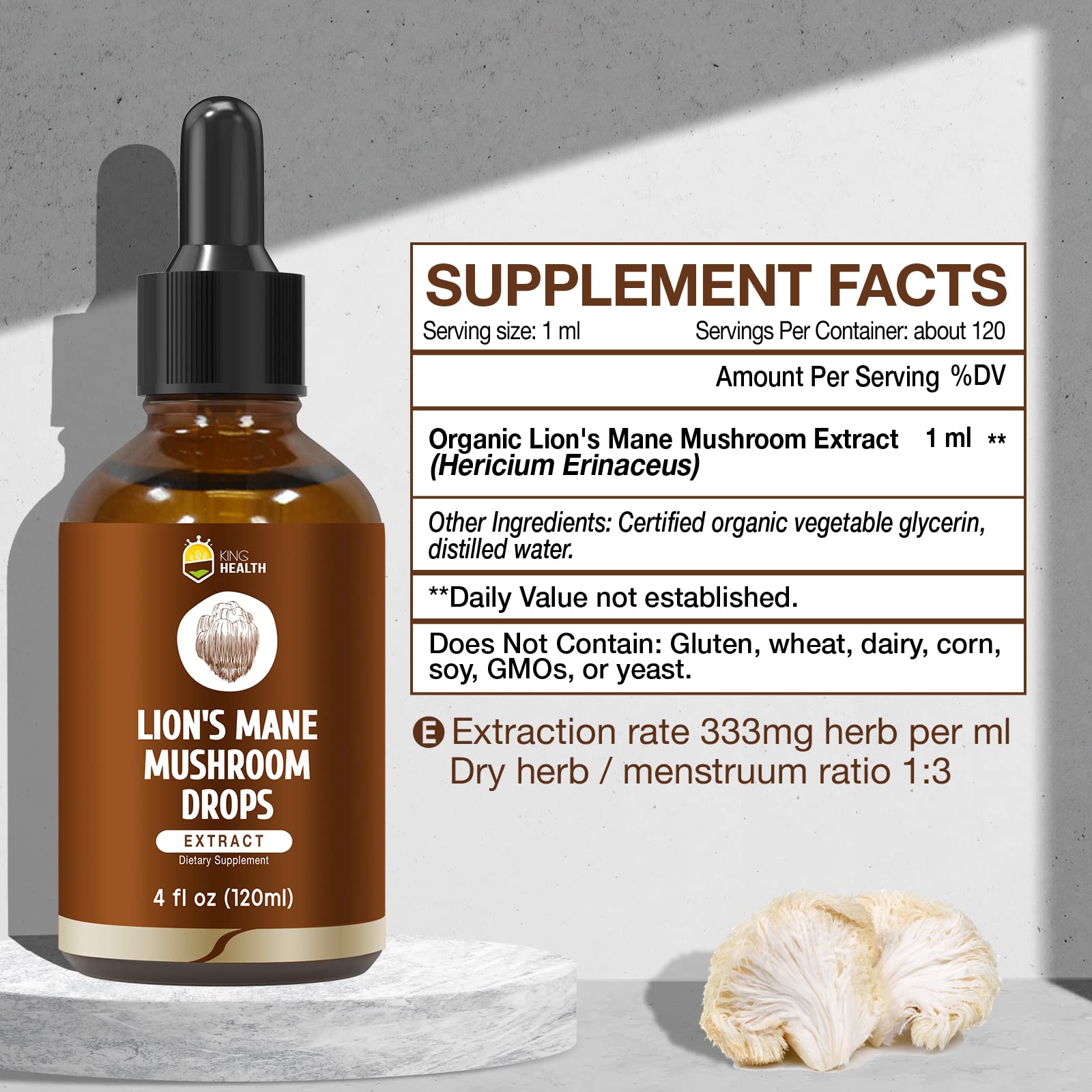 98% absorption mushroom supplement